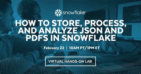 Snowflake For Data Lake Snowflake