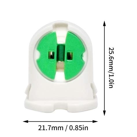 T5 Lamp Holder Non Shunted Bi Pin Socket Green 57 Off