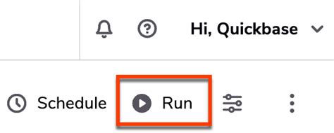 run your pipeline quickbase help