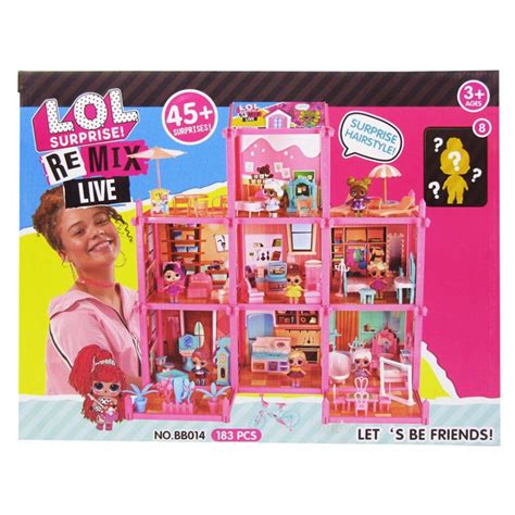خانه بازی ال او ال سوپرایز 183 قطعه همراه با 45 سوپرایز مدل Doll House