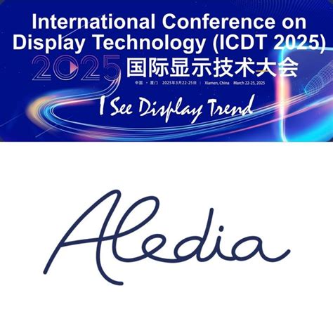 Aledia Is Proud To Participate In The International Conference On Display… Aledia