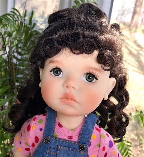 Laura Dark Brown Doll Peddlar