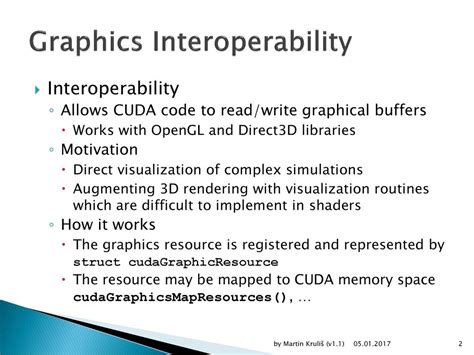 Cuda Interoperability With Graphical Environments Ppt Download