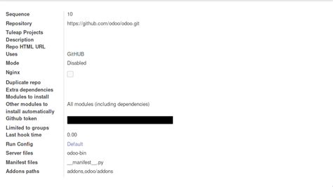 Documentation Issue Odoo Runbot Github