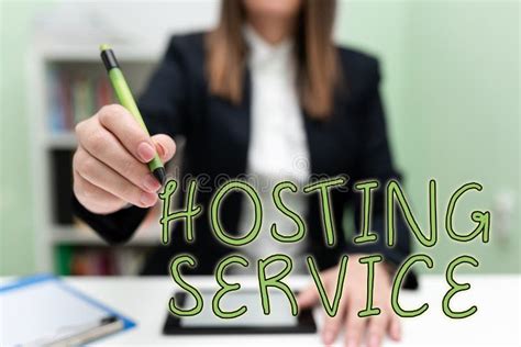 Text Caption Presenting Hosting Service Business Showcase Provides Services For The Website To