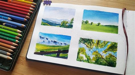 Watercolor Pencil Painting Ideas