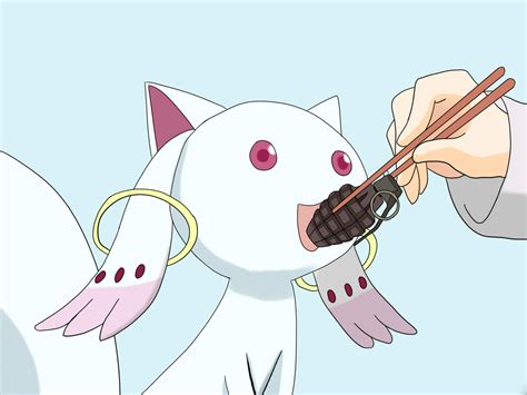 kyubey mahou shoujo madoka magica and 1 more drawn by anabeberu