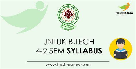 Jntuk Btech 4 2 Sem Syllabus Pdf R19 Ece Eee Cse Me Civil It