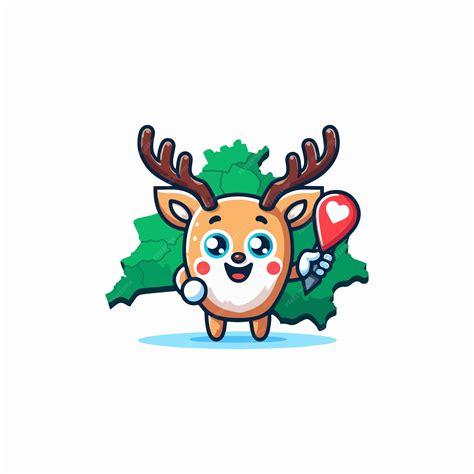 Premium Vector Cute Belarus Map Cartoon Vector Icon Illustration