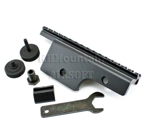 Dream Army Metal M14 Scope Mount Base Black Khmountain Airsoft