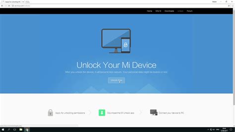 Miui Unlock Tool