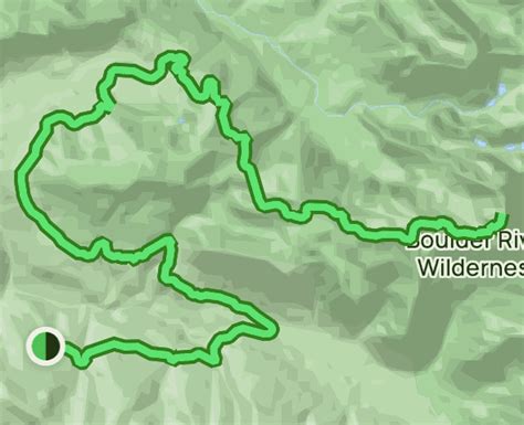 Three Fingers Via Goat Flats Trail Washington 414 Reviews Map