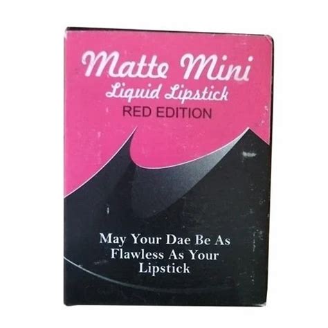 Red Strawberry Matte Mini Liquid Lipstick 50g 10g Per Piece At Rs 42box In Hansi