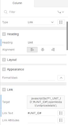 Open Modal Inline Dialog In Oracle Apex Using Js