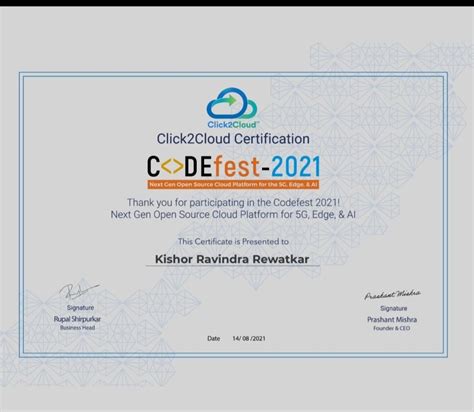 Kishor Rewatkar On Linkedin Click 2 ☁️cloud Participate Codefest