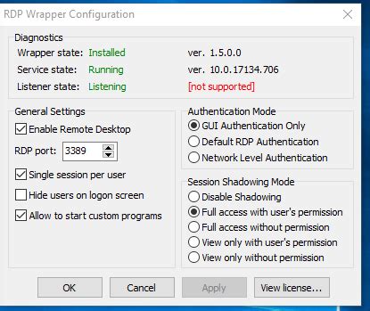 RDP Wrapper Configuration Issue Stascorp Rdpwrap GitHub