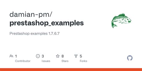 GitHub Damian Pm Prestashop Examples Prestashop Examples 1 7 6 7