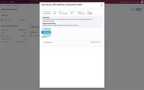 How Do I Respond To A Query Related To A Scanner Protocol Upload