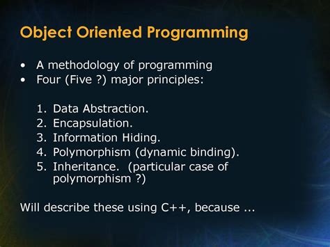 Object Oriented Programming Ppt Download