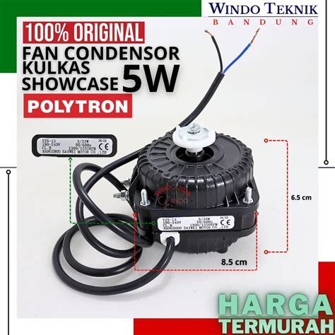 Jual Fan Condensor Polytron 5 Watt Original Motor Dinamo Kipas Fan