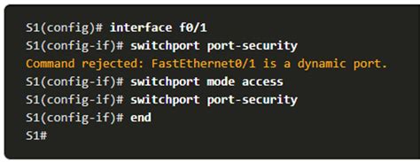 Switch Security Configuration Practice Test Free