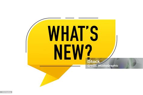 새로운 기능 종이 접기 스타일의 말풍선 배너입니다 팝 아트 스타일 비즈니스 및 광고를 위한 벡터 라인 아이콘입니다 벡터 일러스트 레이 션 소프트웨어 업데이트에 대한 스톡