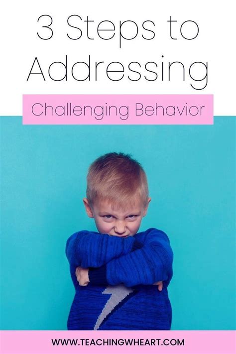 Steps To Addressing Challenging Behavior Classroom Behavior Management Challenging