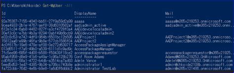 Msonline Azuread Powershell から Graph Powershell Sdk への移行について 4ユーザー管理 Japan Azure Identity