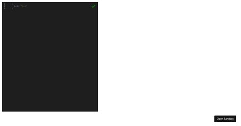 Jsoneditor Codesandbox