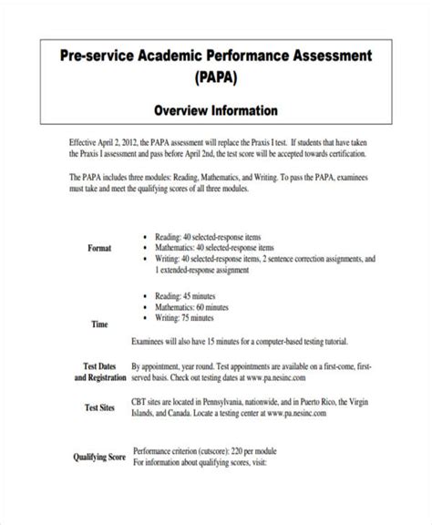 19 Performance Assessment Examples To Download