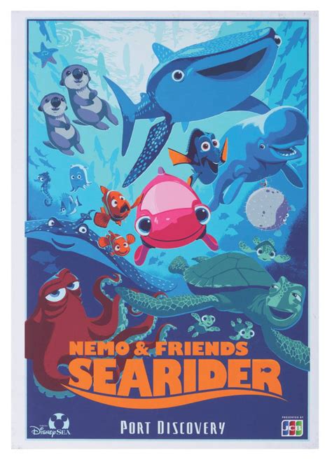 A Tokyo Disneysea Nemo And Friends Searider Poster Print Auction