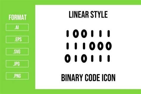 Binary Code Icon Graphic By Mhd Usman Creative Fabrica
