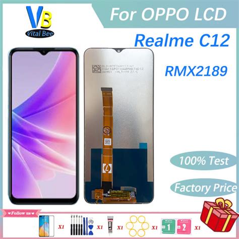 Tested LCD For Realme C LCD Display Touch Screen Digitizer Assembly RMX Replacement