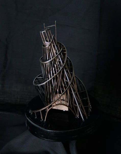 3d Printed Model Of Tatlin Tower