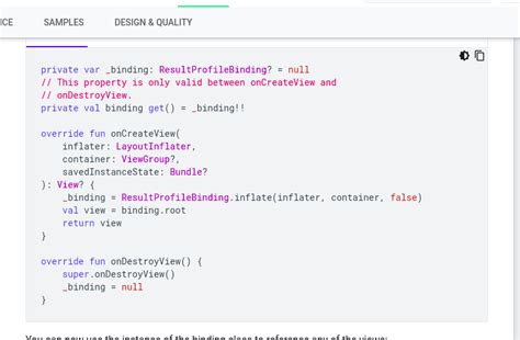 Android Purpose Of With And Without Underscore Variable View Binding