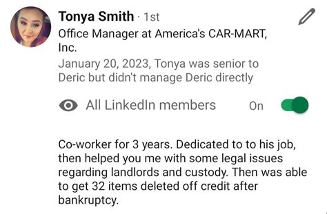 Deric Lostutter On Linkedin New Recommendations