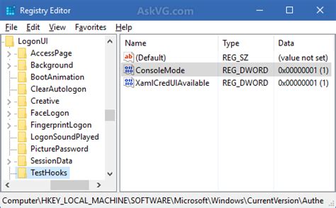 Windows 10 Fun Tip Disable Login Screen And Lock Screen And Enable Console Mode AskVG