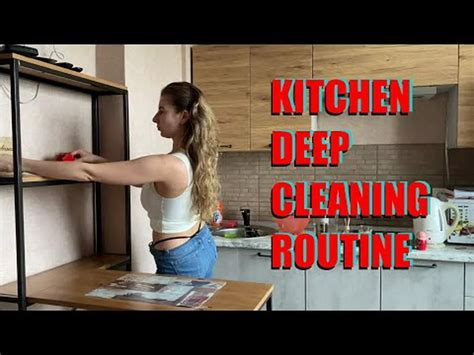 Kitchen DEEP Cleaning Routine Clean With Me