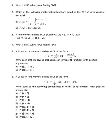 Solved What Is Cdf ﻿why Are We Finding Cdfwhich Of The