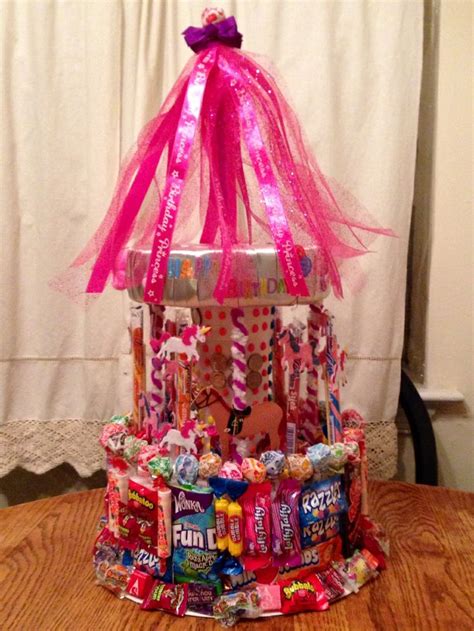 Candy Carousel Edible Crafts Crafts Gingerbread House