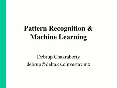 Ppt Pattern Recognition And Machine Learning Powerpoint Presentation