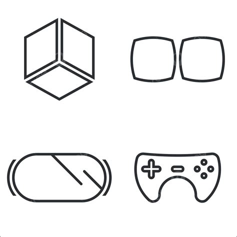 Virtual Reality Icon Illusion Simulator Field Vector Illusion Simulator Field Png And Vector