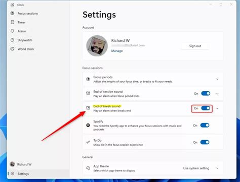 Disable Alarm Sound In Windows 11 Focus Sessions Geek Rewind