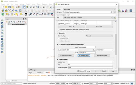 Qgis Not Displaying Wfs Layer Geographic Information Systems Stack