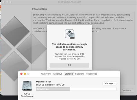 Bootcamp Say I Dont Have Enough Space To Be Partitioned Rbootcamp