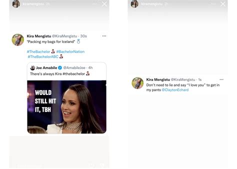 Kira being a troll is sending me 😂 : r/thebachelor