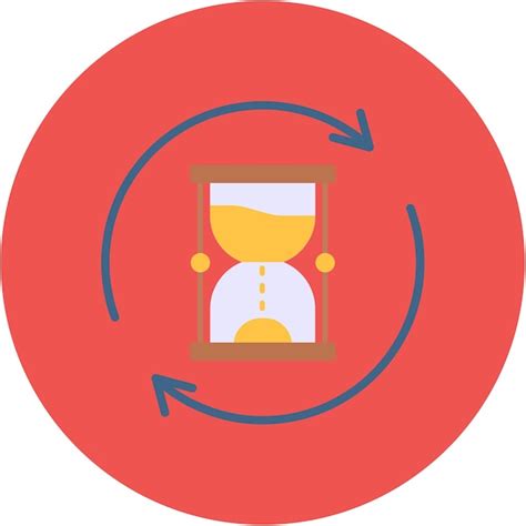 Premium Vector Time Loop Vector Illustration Style