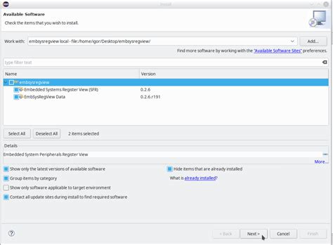 Embsysregview Eclipse Plugin And How To Install It