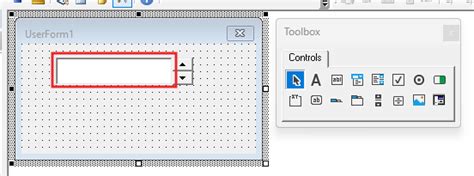 How To Use Spin Button With Userform In Excel Vba