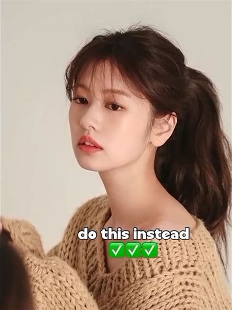 Cutest Korean Ponytail🙆🏻🦄💗